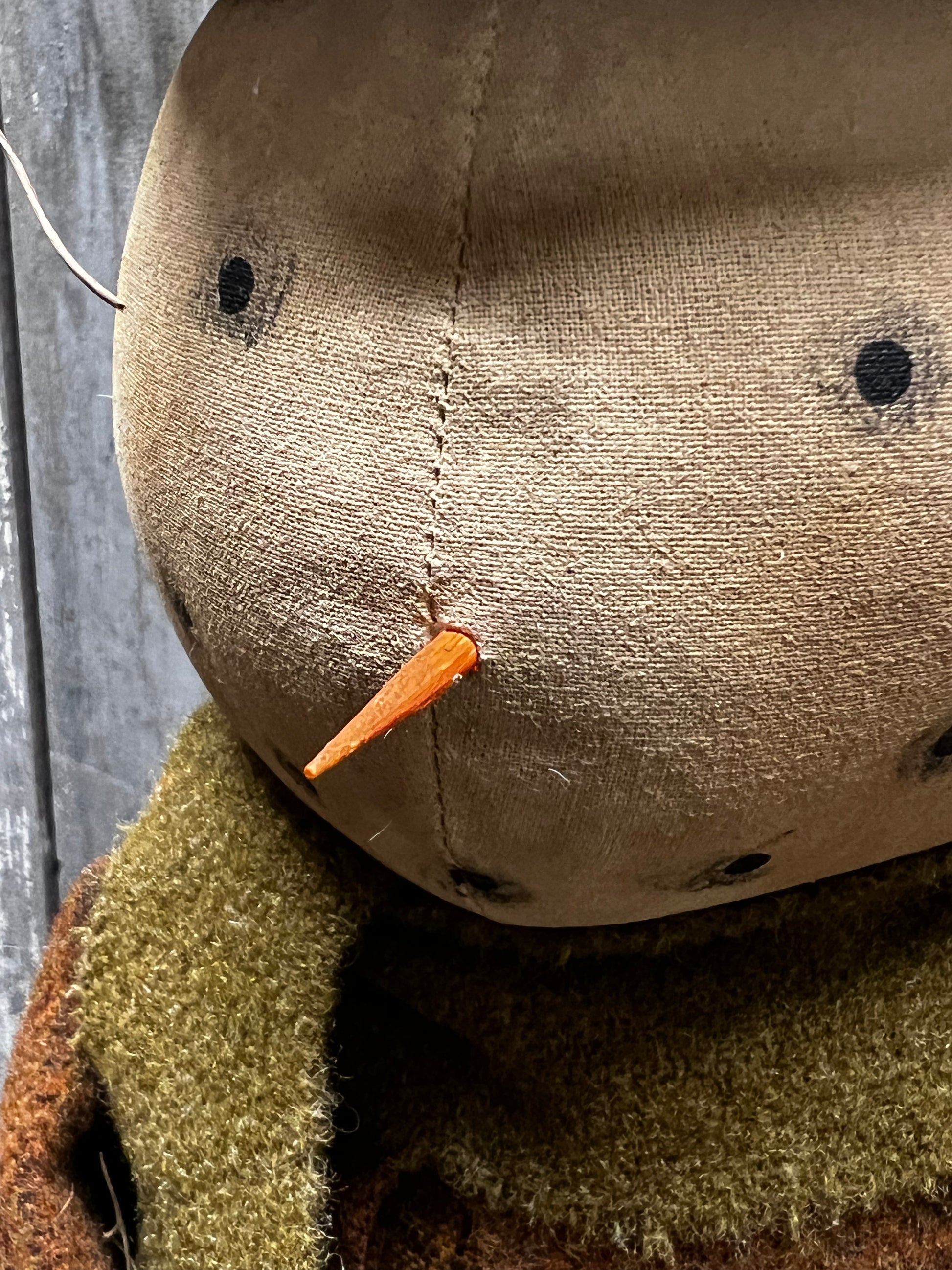 Snowman, 18", PARSON BROWN – Little Village Primitives